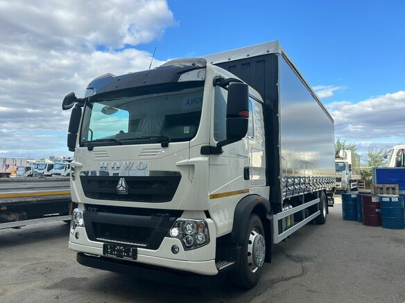 Купить новый Sinotruk Howo T5G дизель автомат в Саратове: белый тент 2024 года по цене 7 450 000 ...