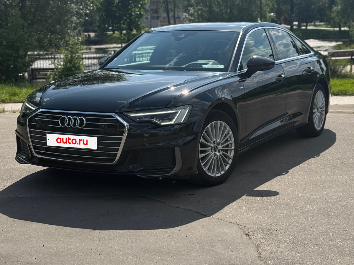 Купить б/у Audi A6 V (C8) 45 TFSI 2.0 AMT (245 л.с.) 4WD бензин робот в Зеленограде: чёрный Ауди ...