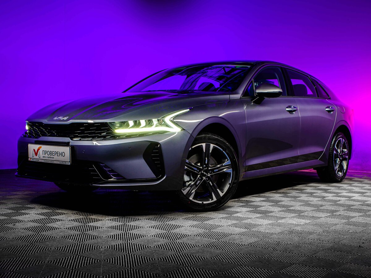 Купить б/у Kia K5 III 2.0 AT (240 л.с.) бензин автомат в Санкт-Петербурге: чёрный Киа к5 III ...