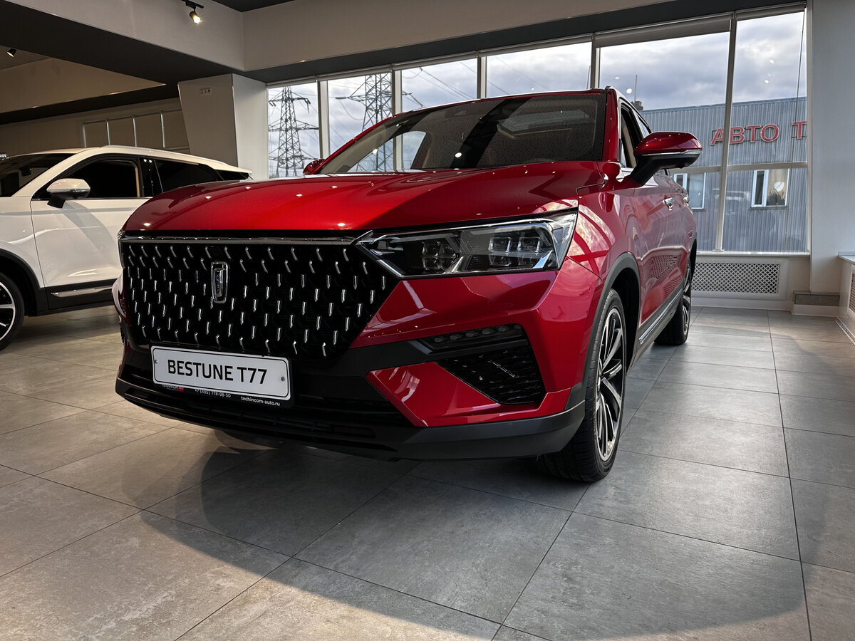 Купить новый FAW Bestune T77 I 1.5 AMT (160 л.с.) бензин робот в Котельниках: красный ФАВ Бестюн ...