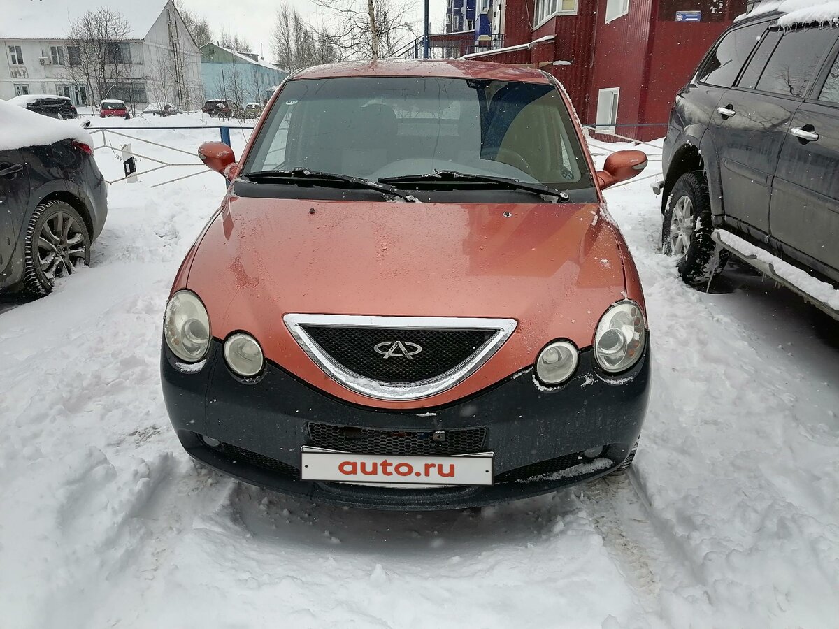 Купить б/у Chery QQ6 (S21) 2006-2010 1.1 MT (68 л.с.) бензин механика в Фёдоровском: оранжевый ...