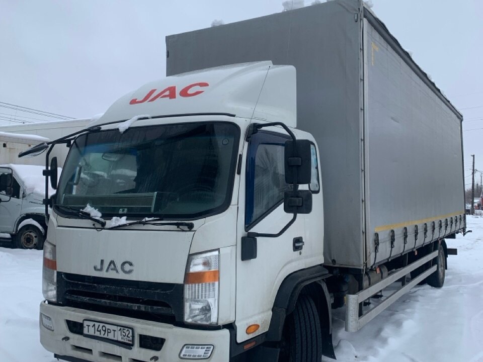 Купить б/у JAC N120 дизель механика в Краснодаре: белый тент 2022 года по цене 3 500 000 рублей ...