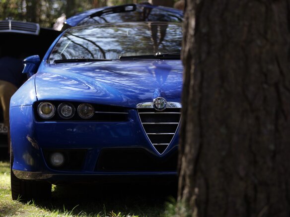 Купить б/у Alfa Romeo Brera I 3.2 AT (260 л.с.) 4WD бензин автомат в Санкт-Петербурге: синий ...