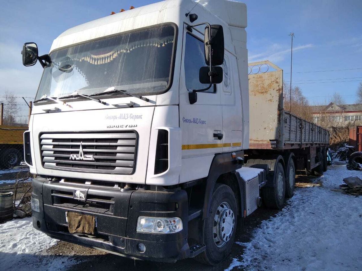 Купить б/у МАЗ 6430 дизель механика в Иркутске: белый 2015 года на Авто ...