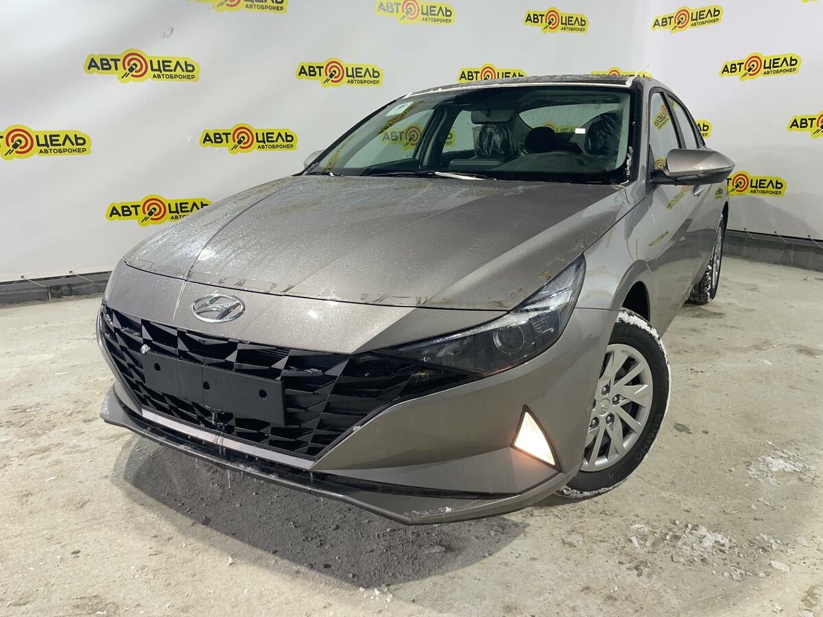 Купить б/у Hyundai Elantra VII (CN7) 1.6 AT (128 л.с.) бензин автомат в Самаре: серый Хендай ...