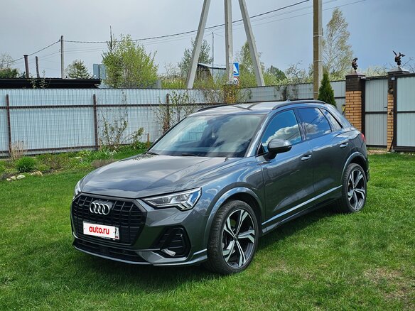 Купить б/у Audi Q3 II (F3) 40 TDI 2.0d AMT (190 л.с.) 4WD дизель робот в Москве: серый Ауди Ку3 ...