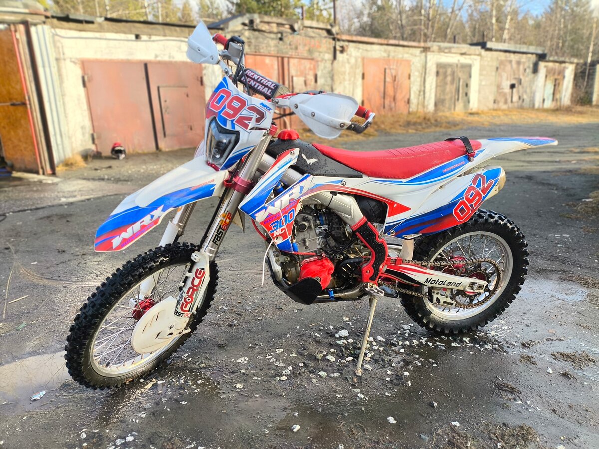 Купить б/у Motoland WRX300 карбюратор 6 передач в Качканаре: белый ...