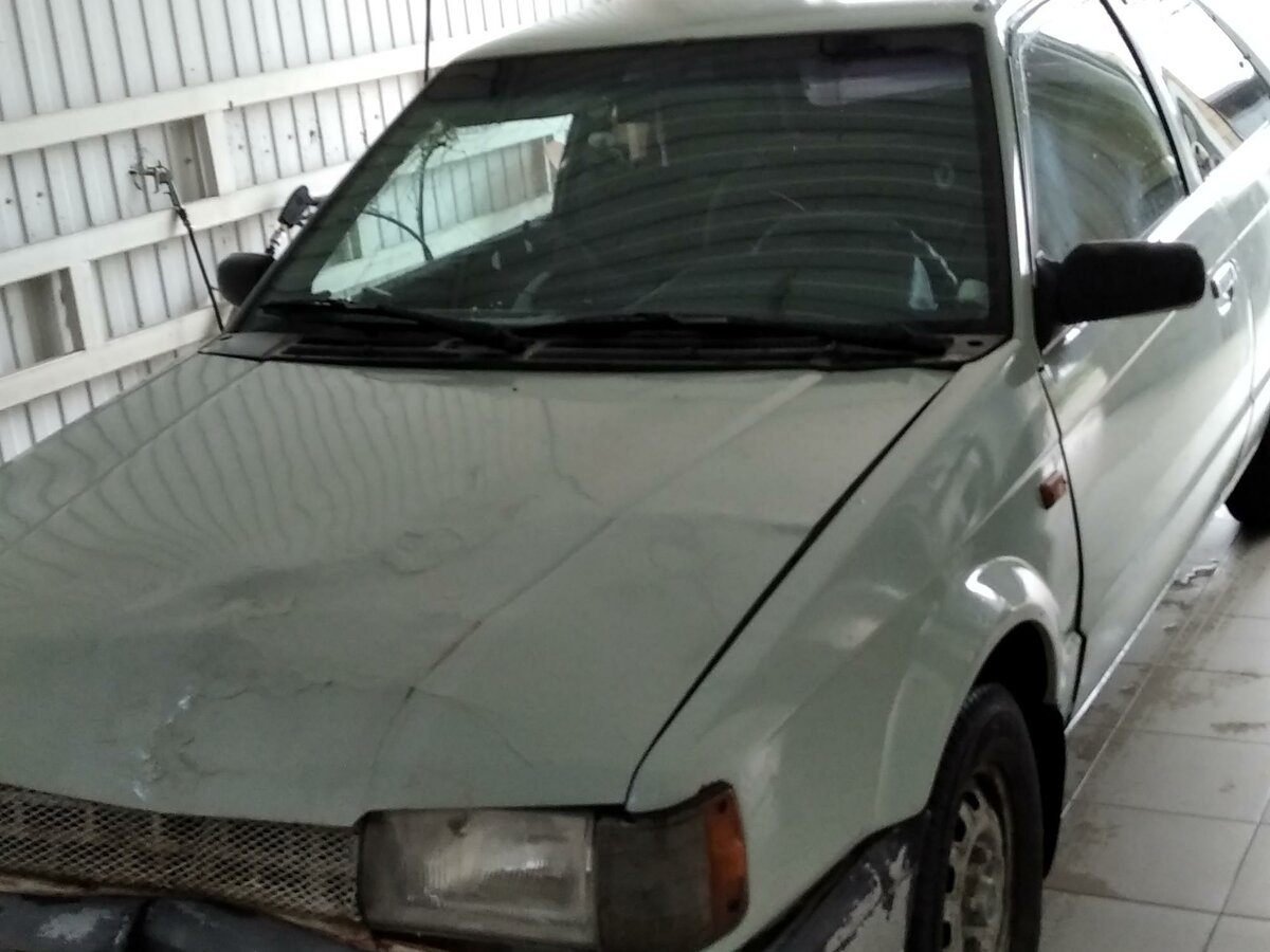 Купить б/у Mazda 323 III (BF) 1.3 MT (60 л.с.) бензин механика в Белореченске: серый Мазда 323 ...