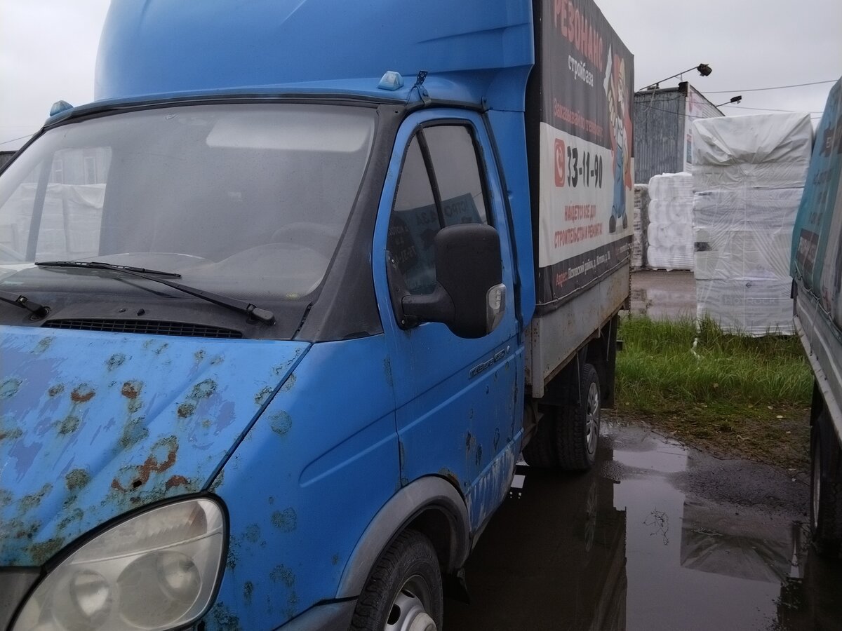 Купить б/у ГАЗ ГАЗель (3302) дизель механика в Пскове: синий тент 2011 года по цене 630 000 ...