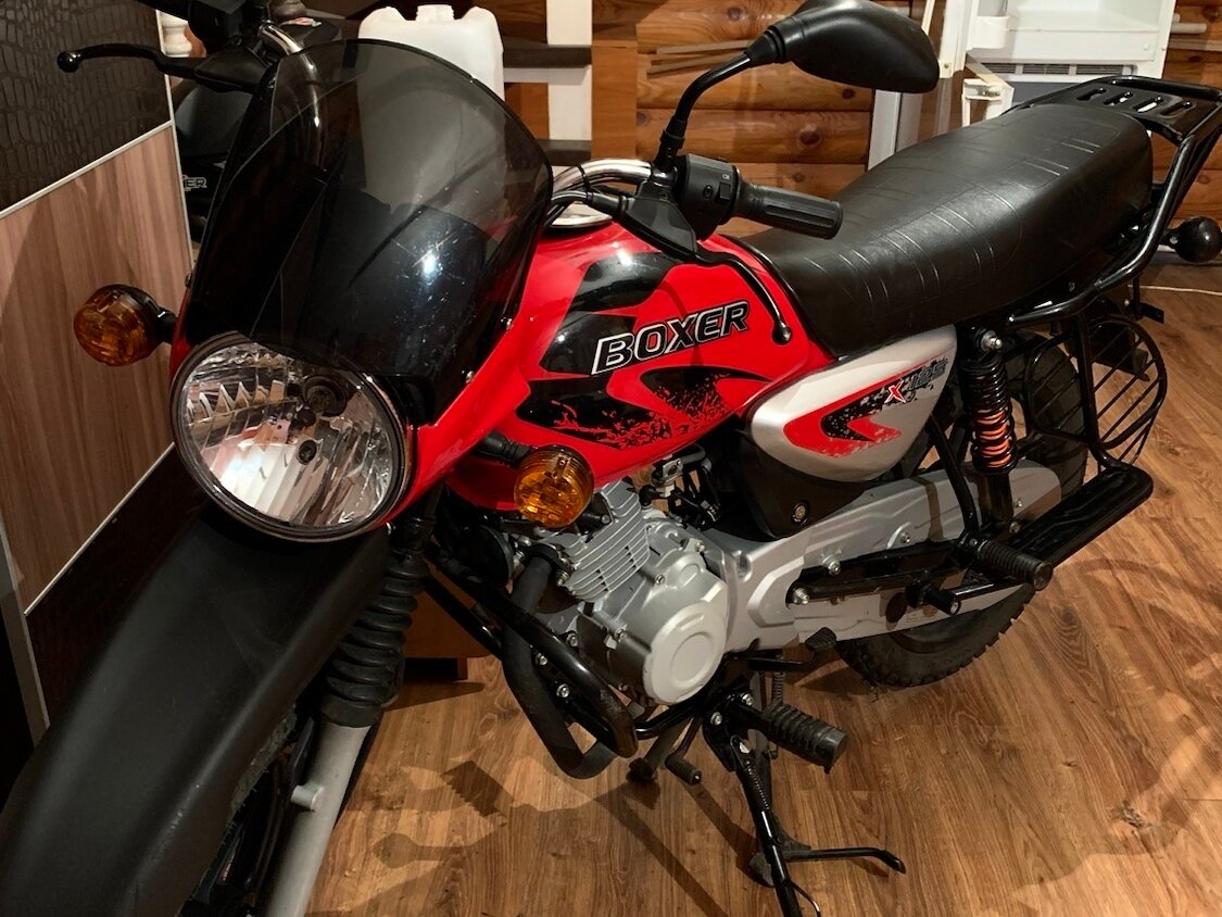 Купить б/у Bajaj Boxer (BM 125) карбюратор 5 передач в Уфе: красный ...