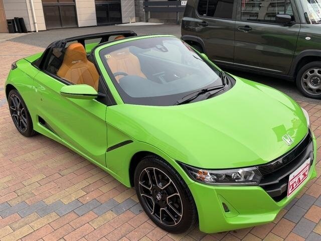 Купить б/у Honda S660 2015-2022 0.7 CVT (64 л.с.) бензин вариатор в Находке: зелёный Хонда С660 ...