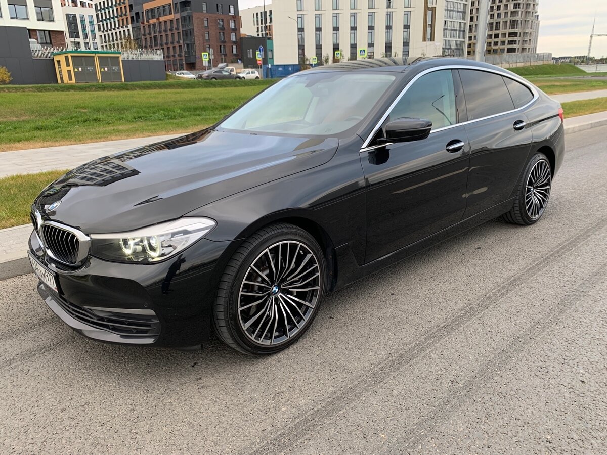 Купить б/у BMW 6 серии IV (G32) 630i 2.0 AT (249 л.с.) бензин автомат в Москве: чёрный БМВ 6 ...