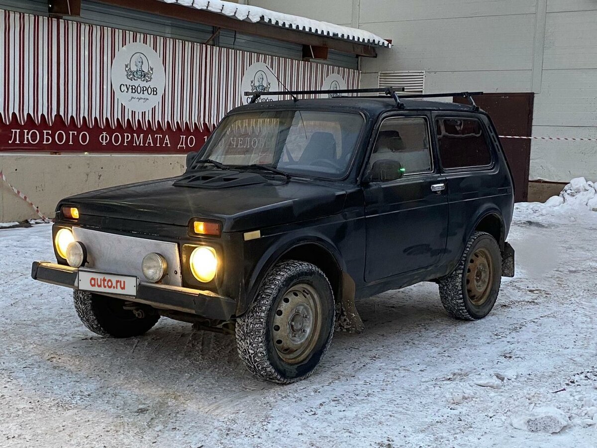 Купить б/у Lada (ВАЗ) 2121 (4x4) I 1.6 MT (75 л.с.) 4WD бензин механика в Уфе: чёрный Лада 2121 ...