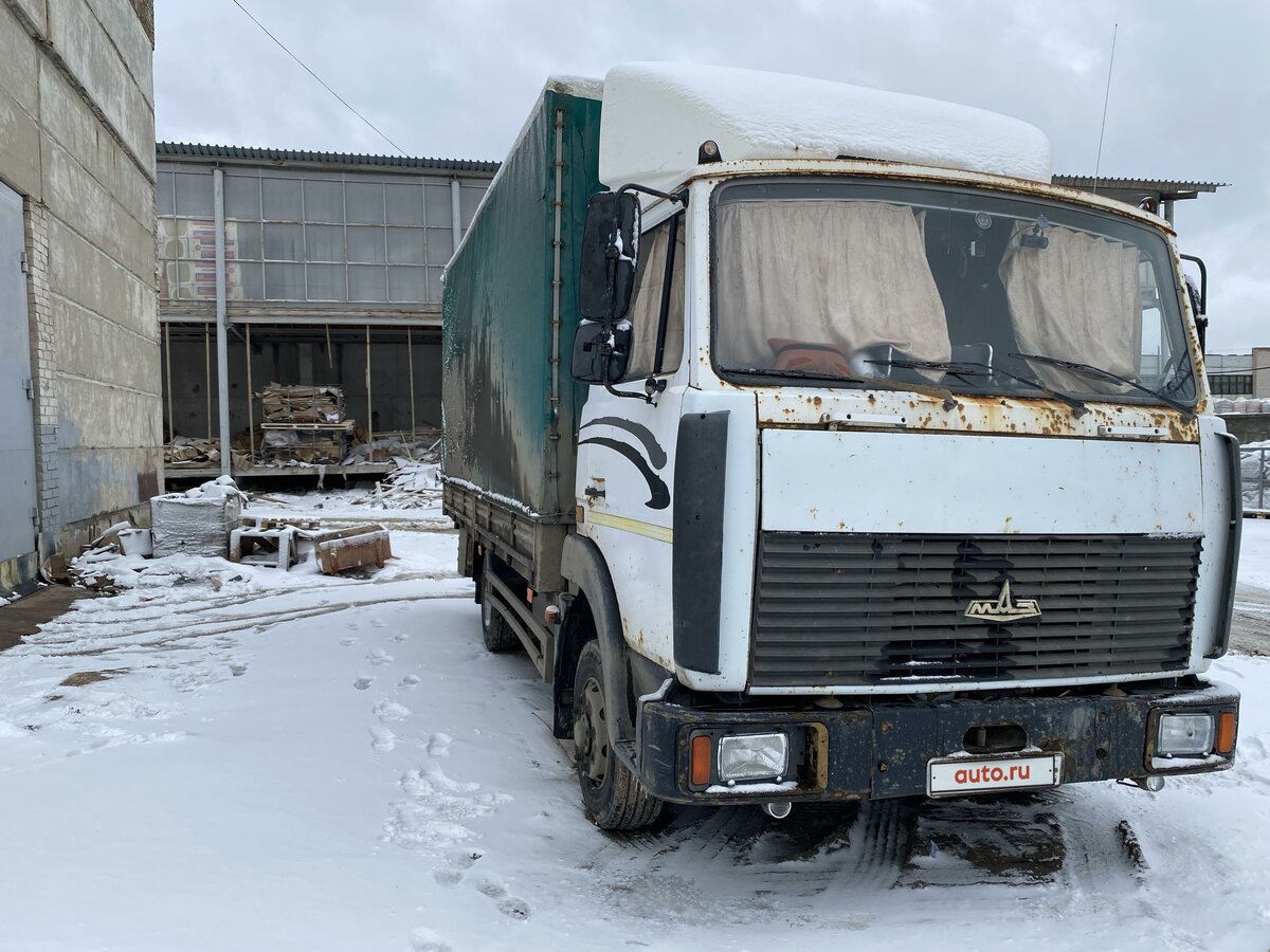 Купить б/у МАЗ 4370 дизель механика в Самаре: белый тент 2004 года на ...