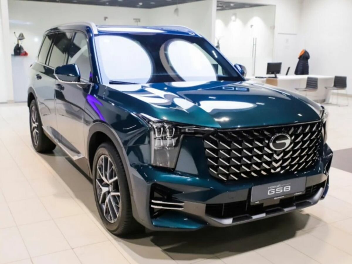 Купить новый GAC GS8 II 2.0 AT (231 л.с.) 4WD бензин автомат в Стерлитамаке: зелёный ГАК ГС8 II ...