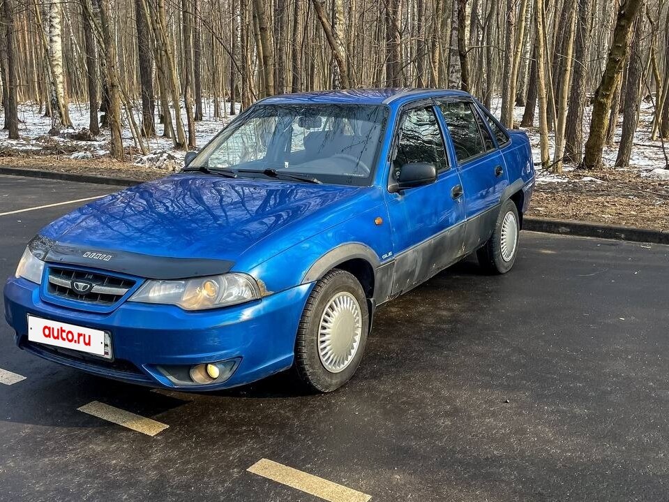 Купить б/у Daewoo Nexia I Рестайлинг 1.5 MT (80 л.с.) бензин механика в Москве: синий Дэу Нексия ...