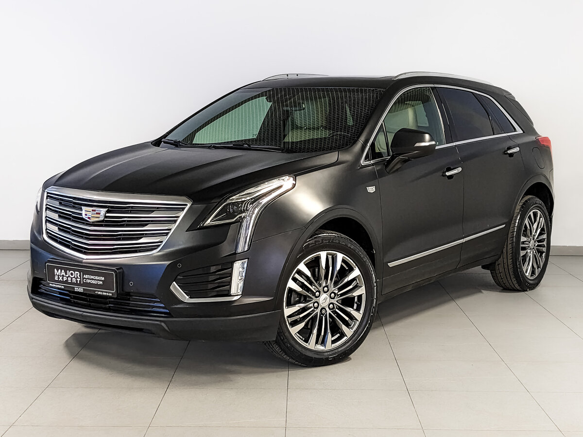 Купить б/у Cadillac XT5 I 3.7 AT (314 л.с.) 4WD бензин автомат в Санкт-Петербурге: чёрный ...