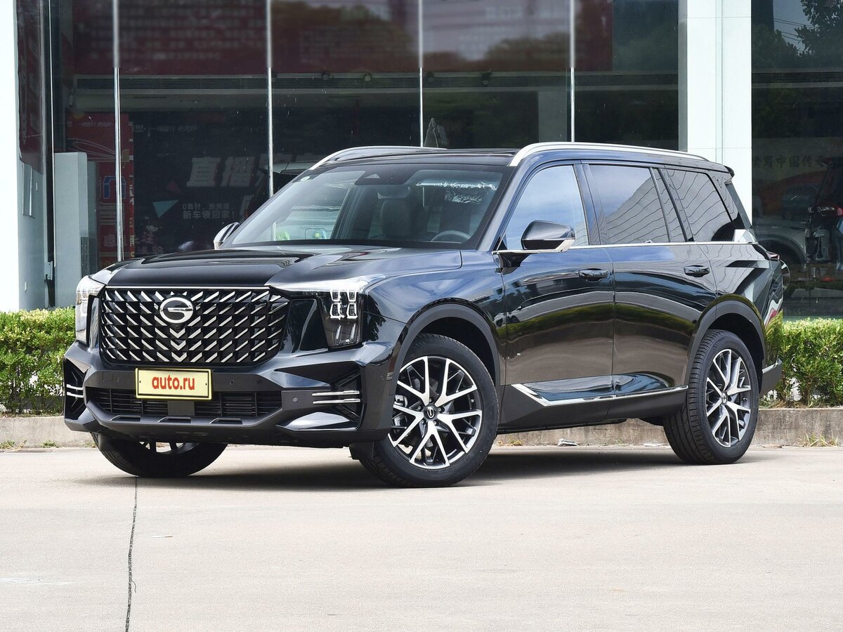 Купить б/у GAC GS8 II 2.0 AT (252 л.с.) 4WD бензин автомат во Владивостоке: чёрный ГАК ГС8 II ...