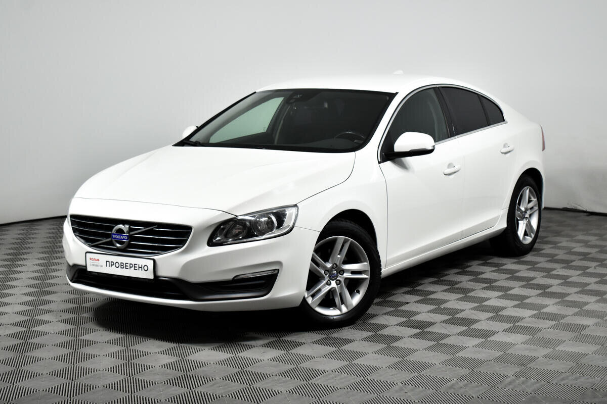 Купить б/у Volvo S60 II Рестайлинг 2.0 AT (180 л.с.) бензин автомат в Москве: белый Вольво S60 ...