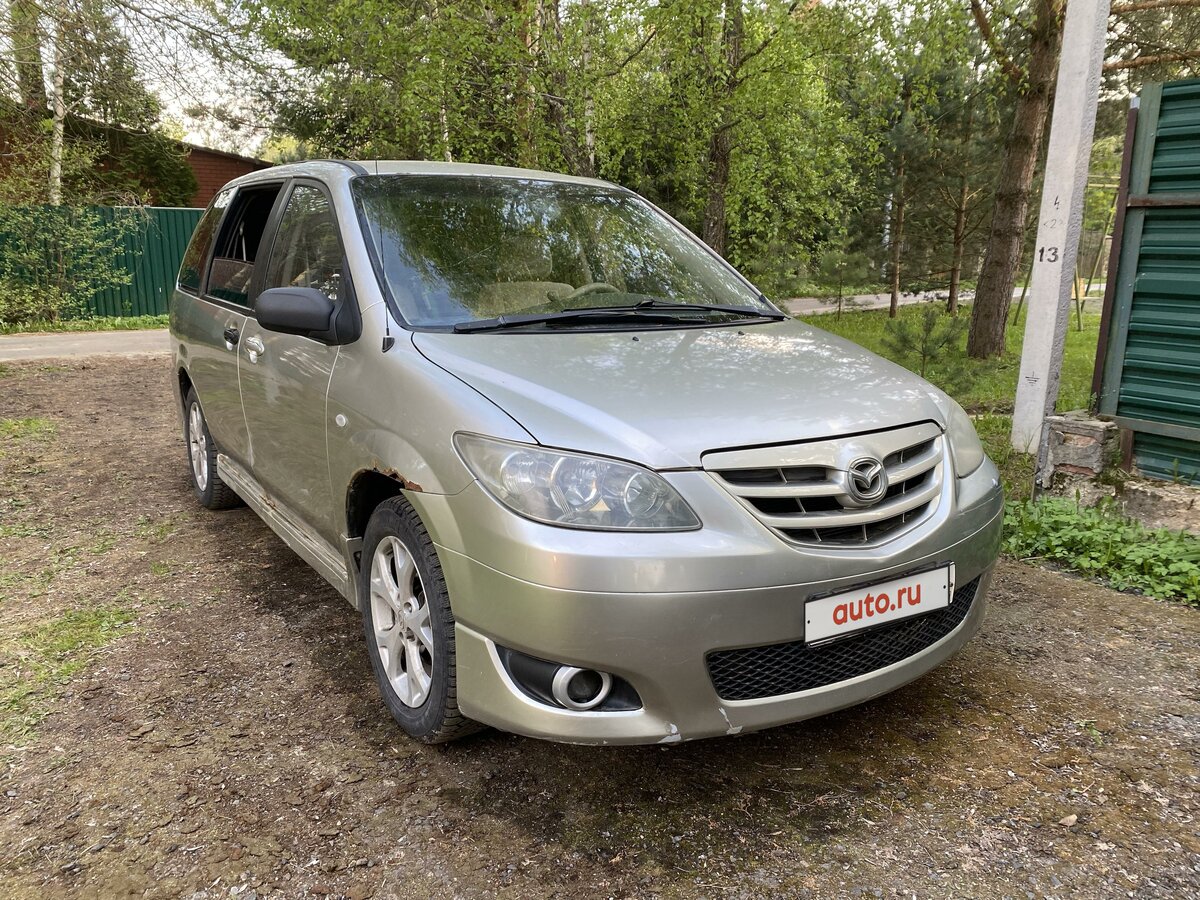 Купить б/у Mazda MPV II (LW) Рестайлинг 3.0 AT (203 л.с.) бензин автомат в Москве: золотистый ...