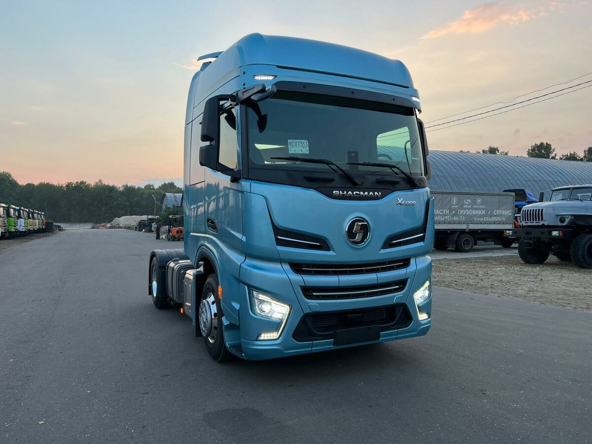Купить новый Shacman (Shaanxi) X6000 дизель автомат в Москве: голубой ...