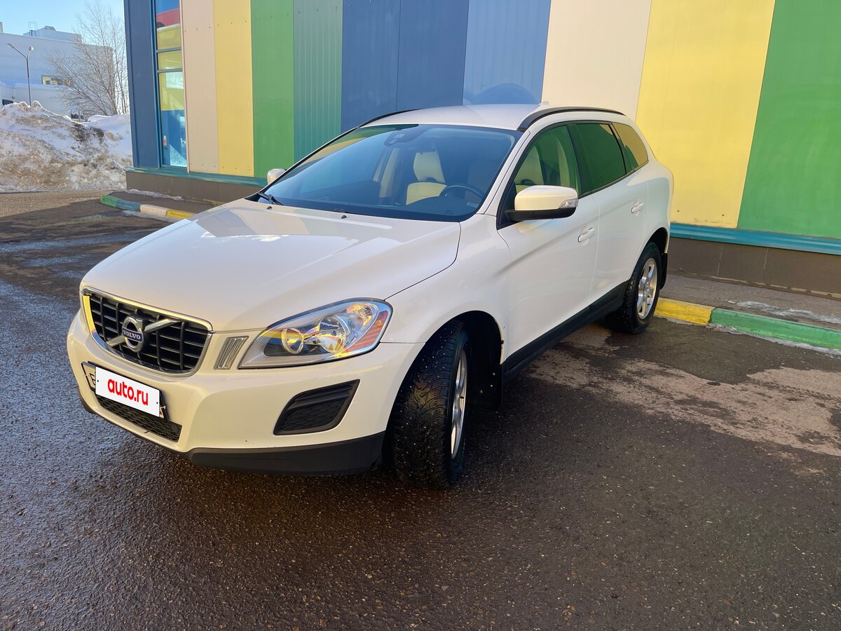 Купить б/у Volvo XC60 I 2.4d AT (163 л.с.) 4WD дизель автомат в Казани: белый Вольво XC60 I ...