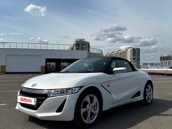 Купить б/у Honda S660 2015-2022 0.7 CVT (64 л.с.) бензин вариатор в Красноярске: белый Хонда ...