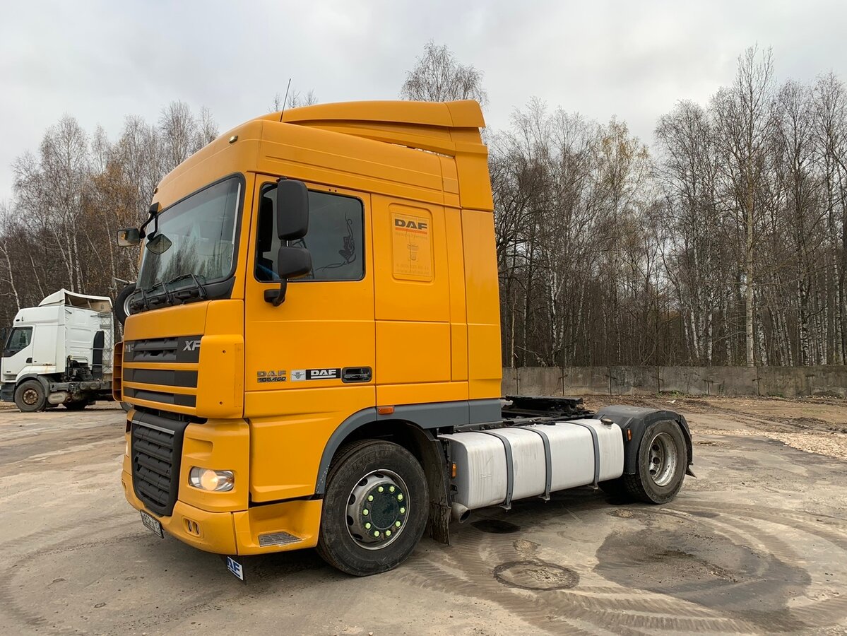 Купить б/у DAF XF 105 дизель автомат в Арзамасе: жёлтый 2010 года на Авто.ру ID 19425077