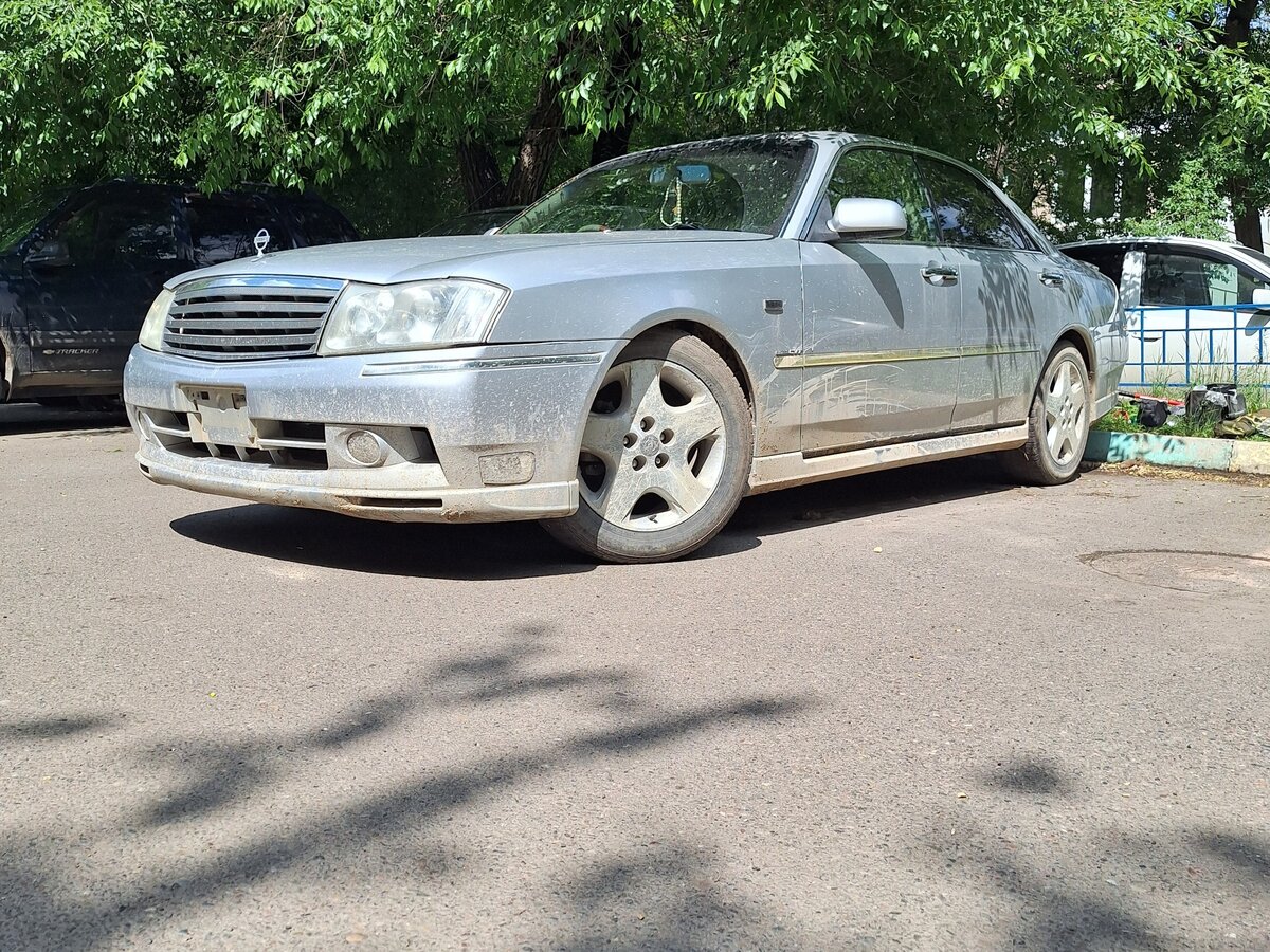 Купить б/у Nissan Gloria XI (Y34) 3.0 AT (280 л.с.) бензин автомат в Красноярске: серый Ниссан ...