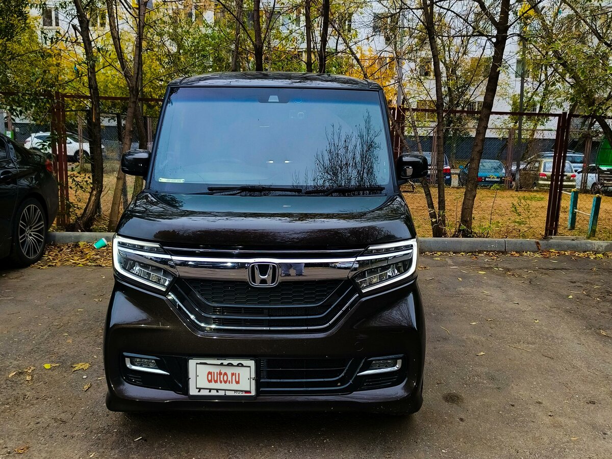 Купить б/у Honda N-BOX II 0.7 CVT (58 л.с.) бензин вариатор в Лотошино: коричневый Хонда н-бокс ...