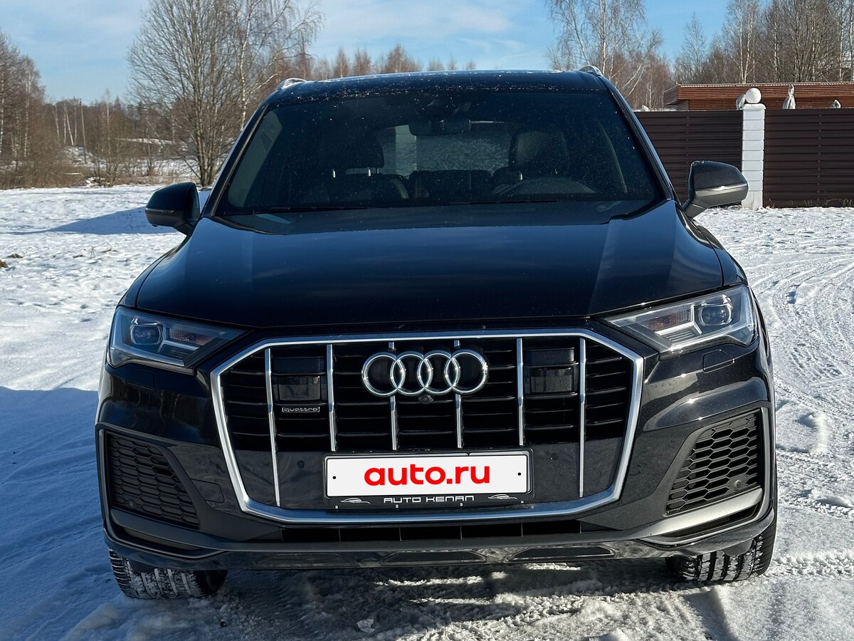 Купить б/у Audi Q7 II (4M) 3.0d AT (272 л.с.) 4WD дизель автомат в Москве: чёрный Ауди Ку7 II ...