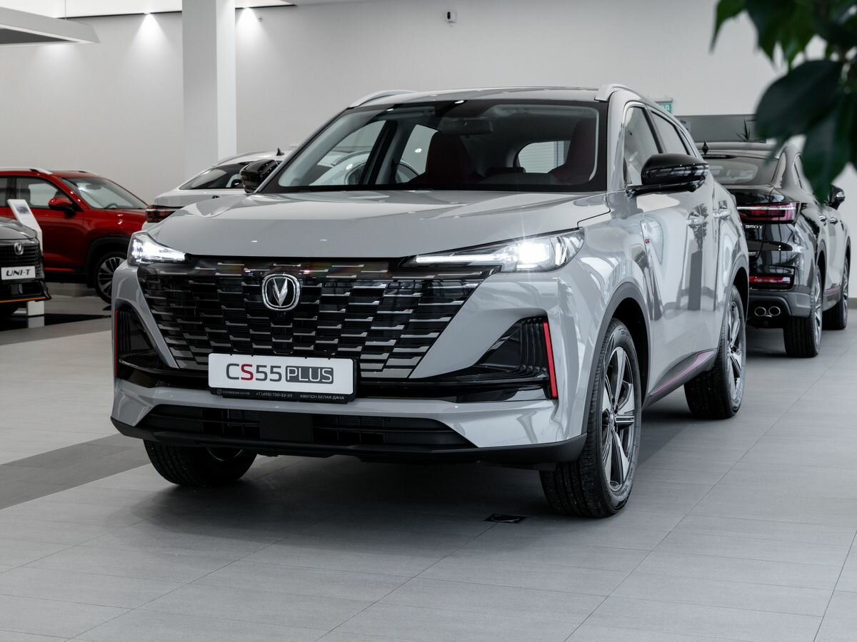 Купить новый Changan CS55PLUS I Рестайлинг 1.5 AMT (181 л.с.) бензин робот в Москве: серебристый ...