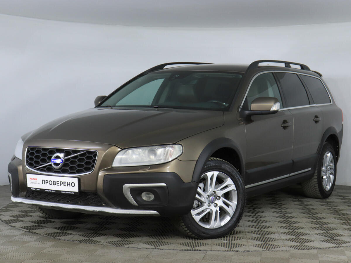 Купить б/у Volvo XC70 II Рестайлинг 2.4d AT (215 л.с.) 4WD дизель автомат в Химках: коричневый ...