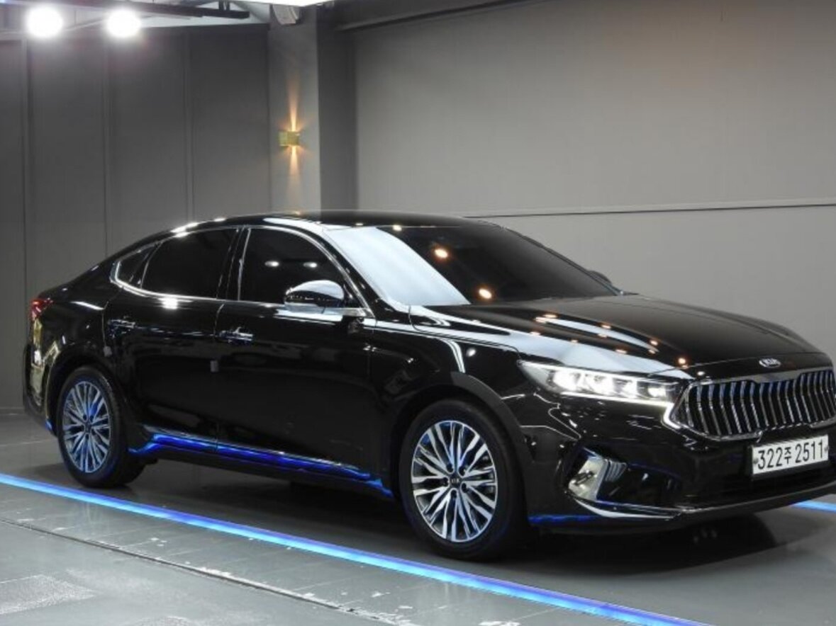 Купить б/у Kia K7 YG (II) Рестайлинг 3.0 AT (266 л.с.) бензин автомат в Находке: чёрный Киа K7 ...