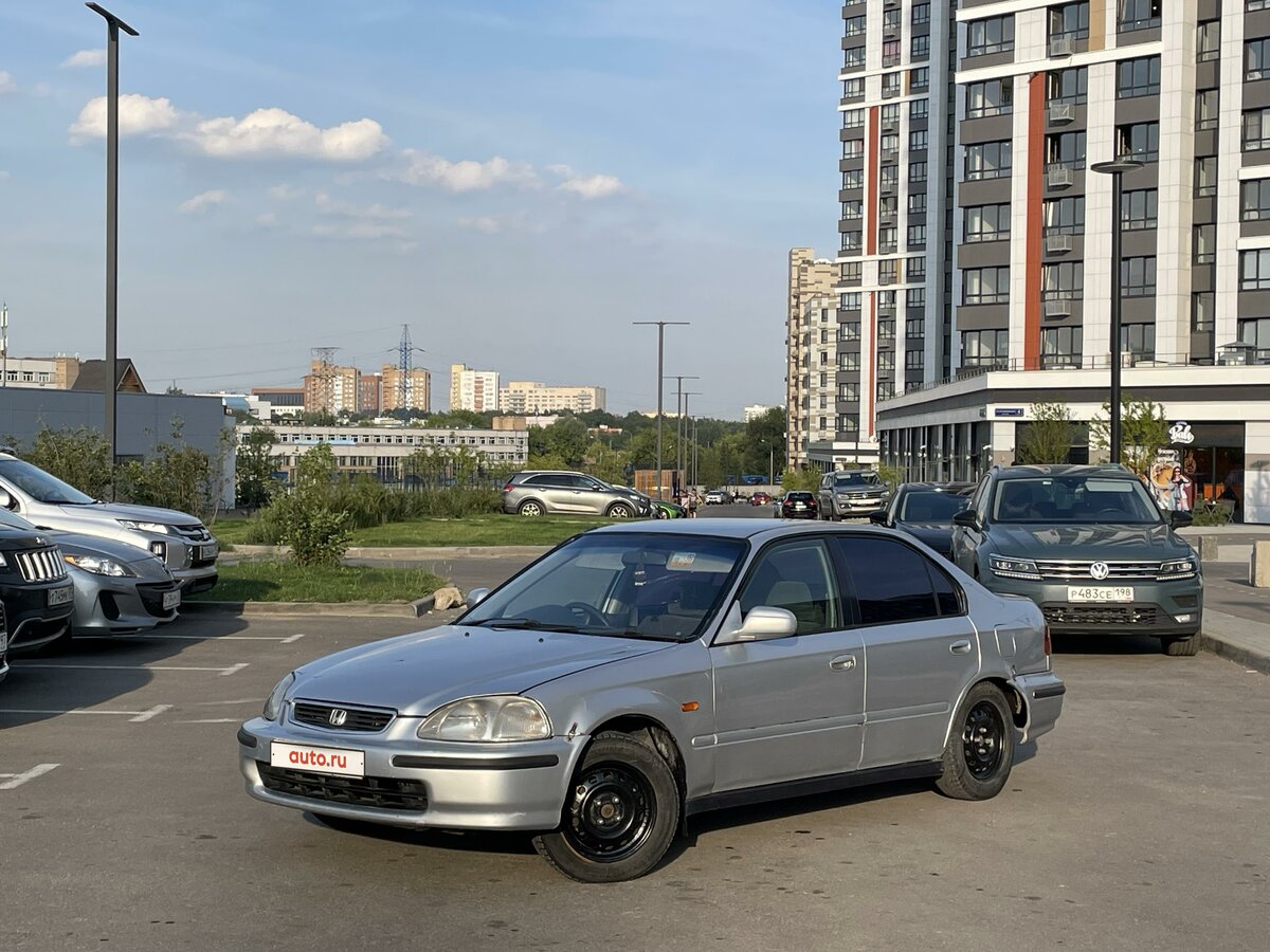 Купить б/у Honda Civic Ferio II 1.5 MT (105 л.с.) бензин механика в Москве: серый Хонда Цивик ...