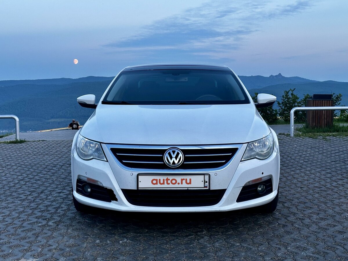 Купить б/у Volkswagen Passat CC I 1.8 AMT (152 л.с.) бензин робот в Красноярске: белый ...