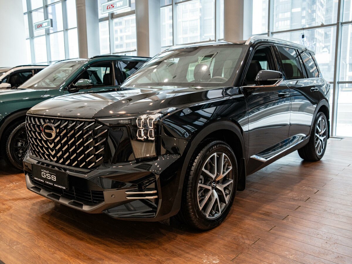 Купить новый GAC GS8 II 2.0 AT (231 л.с.) 4WD бензин автомат в Новой Адыгее: чёрный ГАК ГС8 II ...