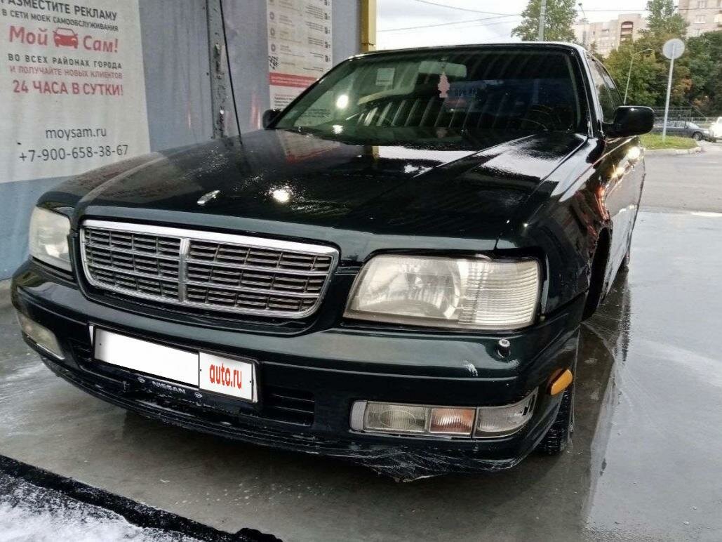 Купить б/у Nissan Gloria X (Y33) 2.5 AT (190 л.с.) бензин автомат в Санкт-Петербурге: зелёный ...