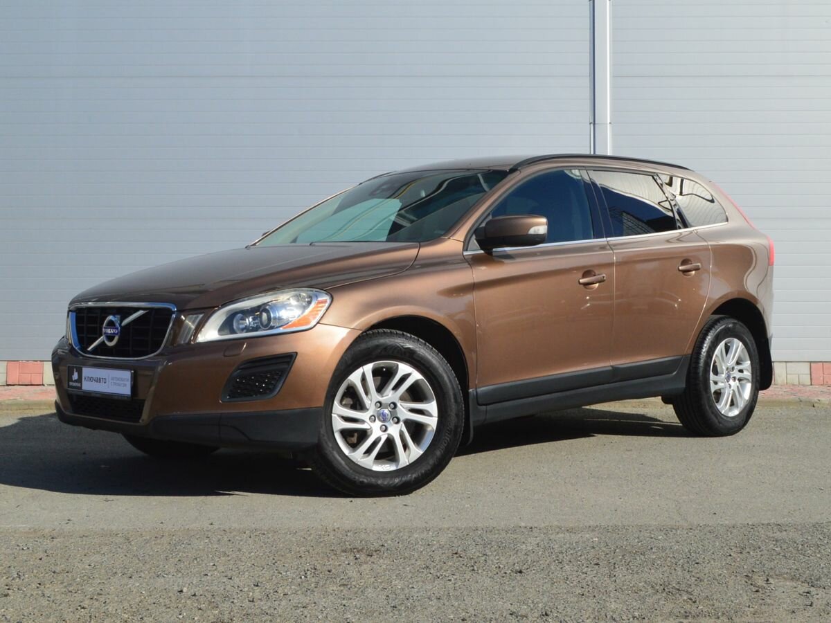 Купить б/у Volvo XC60 I 2.4d AT (163 л.с.) 4WD дизель автомат в Тюмени: коричневый Вольво XC60 I ...
