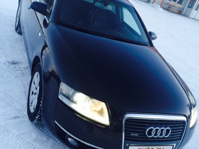 Купить б/у Audi A6 III (C6) 3.1 AT (249 л.с.) 4WD бензин автомат в Екатеринбурге: чёрный Ауди А6 ...