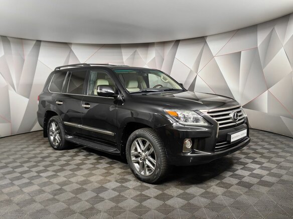Купить б/у Lexus LX III Рестайлинг 570 5.7 AT (367 л.с.) 4WD бензин автомат в Москве: чёрный ...