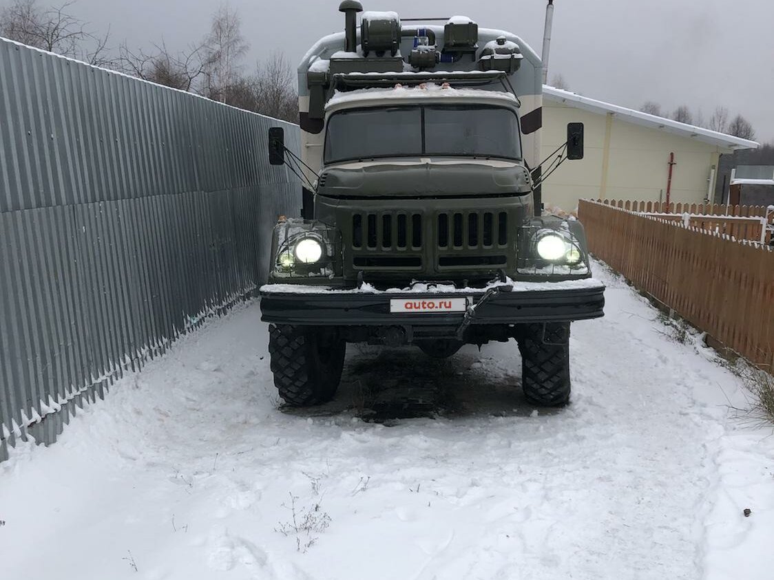 Купить б/у ЗИЛ 131 бензин механика в Шатуре: зелёный кунг 1991 года на ...