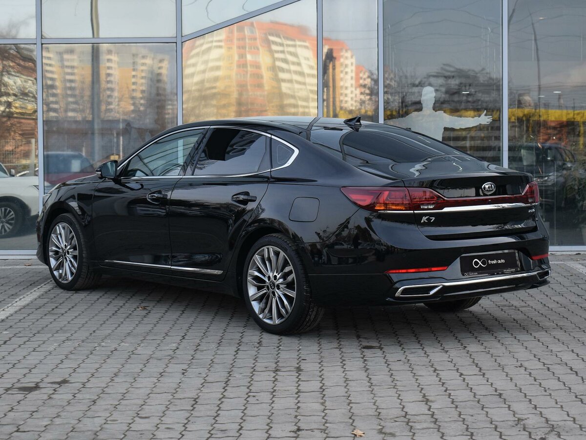 Купить б/у Kia K7 YG (II) 2.2d AT (202 л.с.) дизель автомат в Краснодаре: чёрный Киа K7 YG (II ...