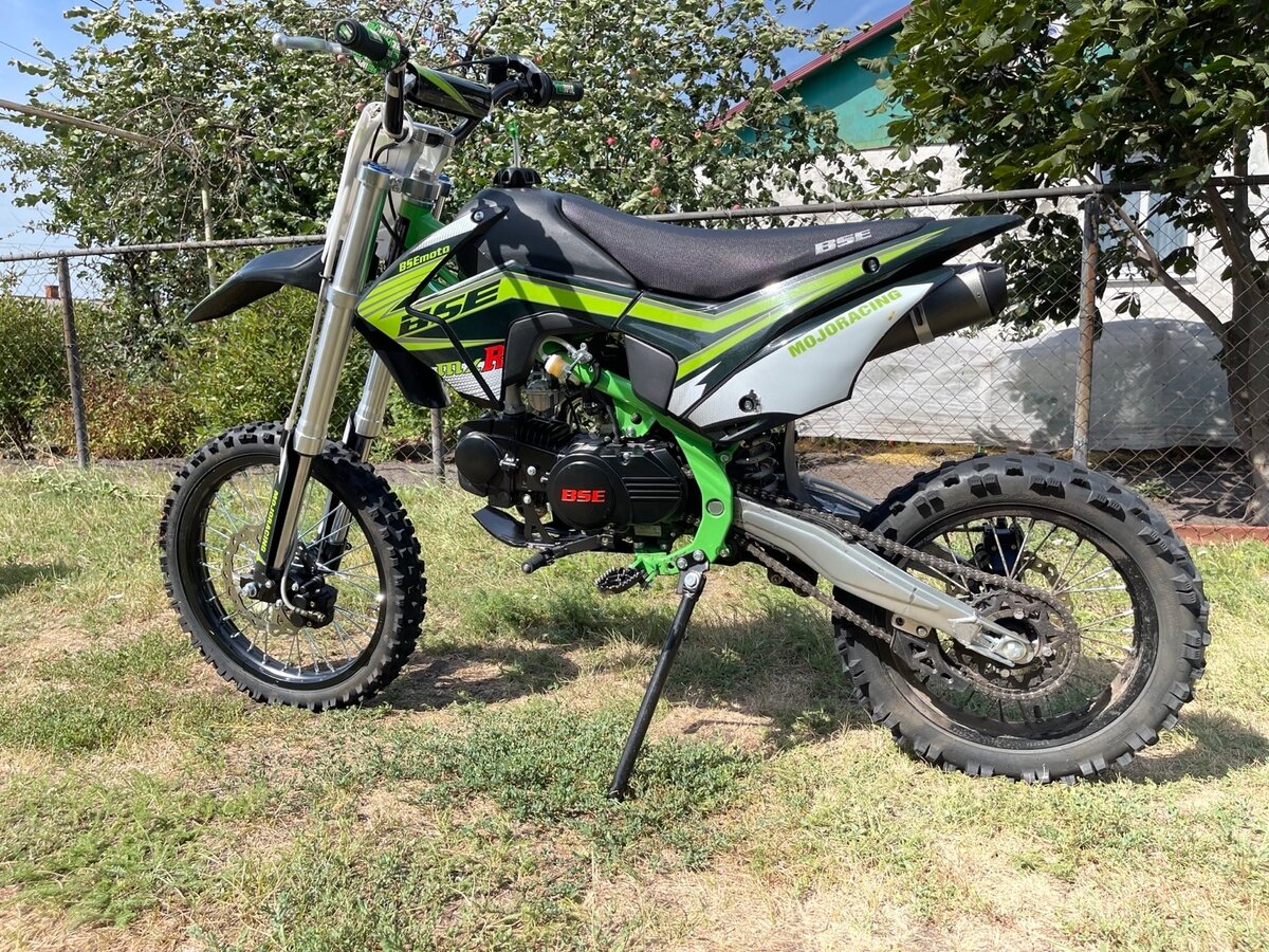 Купить б/у BSE MXR 125 карбюратор 4 передачи в Тамбове: зелёный ...