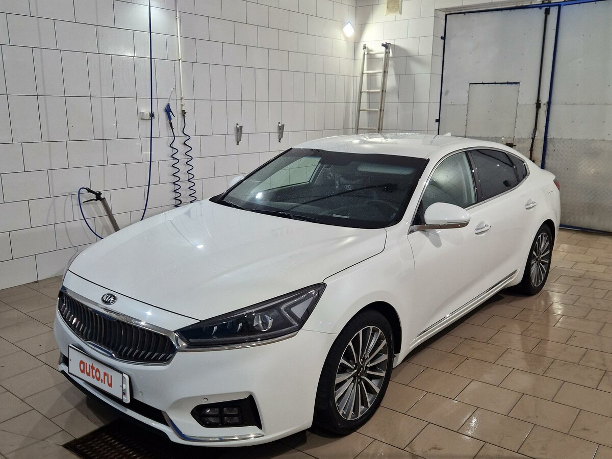 Купить б/у Kia K7 YG (II) 2.4 AT (190 л.с.) бензин автомат в Северодвинске: белый Киа K7 YG (II ...