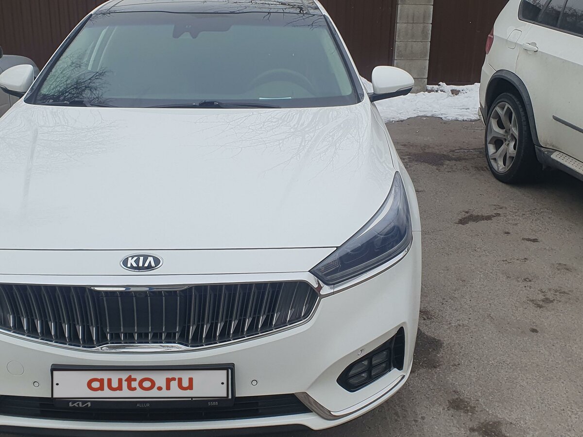 Купить б/у Kia K7 YG (II) 2.4 AT (190 л.с.) бензин автомат в Алматы: белый Киа K7 YG (II) седан ...