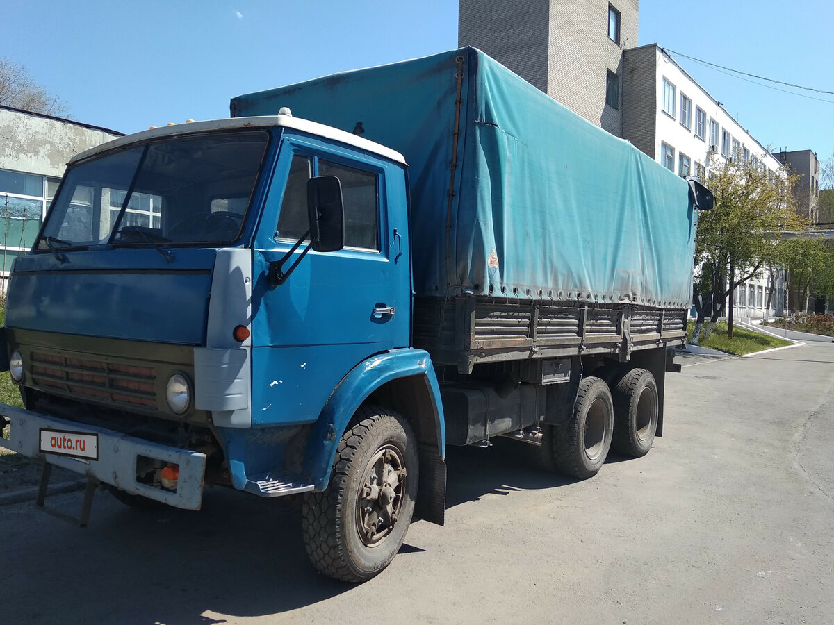 Купить б/у КамАЗ 5320 дизель механика в Азове: голубой тент 1990 года ...