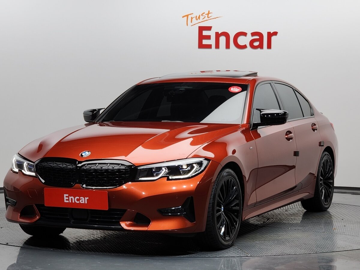 Купить б/у BMW 3 серии VII (G2x) 325Li 2.0 AT (184 л.с.) бензин автомат во Владивостоке: красный ...