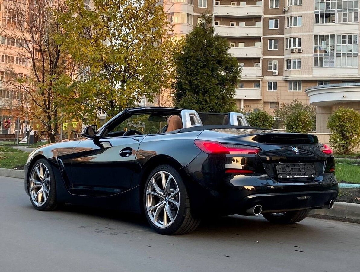 Купить б/у BMW Z4 III (G29) 20i 2.0 AT (197 л.с.) бензин автомат в Новоивановском: чёрный БМВ З4 ...