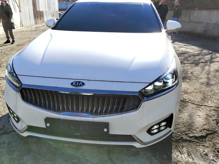 Купить б/у Kia K7 YG (II) 2.2d AT (202 л.с.) дизель автомат в Феодосии: белый Киа K7 YG (II ...